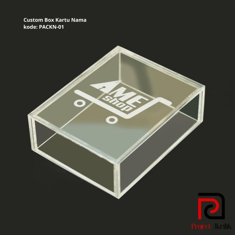 Custom Box Kartu Nama-PACBKN-01 - Project Akrilik